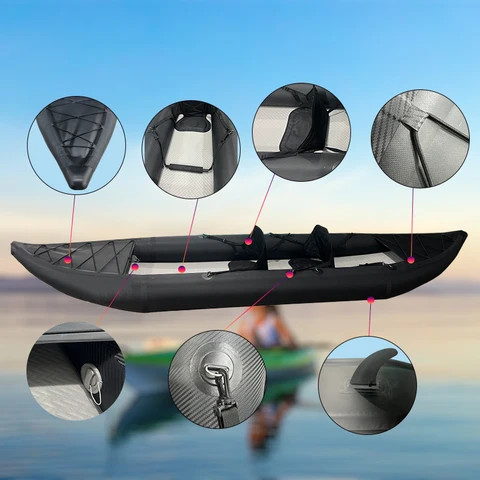 Buy Pvc Whitewater Canoe Kayak High Pressure Drop Stitch Inflatable ...