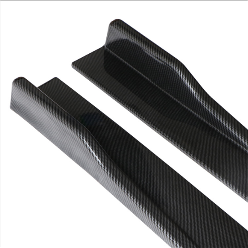 Buy Rear Car Bumpers Lips Carbon Fiber Looking 118cm Side Skirts ...