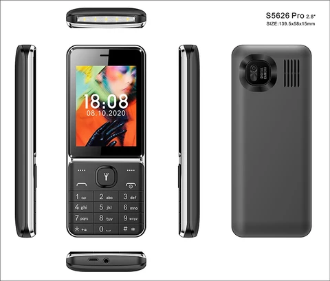 Buy S5626 2.4 Inch 25bi Battery Bar Mobile 4 Sim Card Phone With Four ...