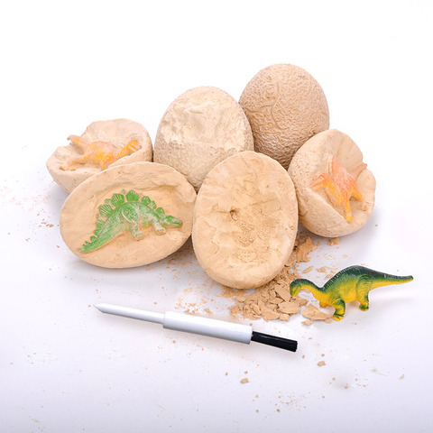 Buy Science Education Kits 12 Pcs Dino Eggs Dig Discovery Dinosaur ...