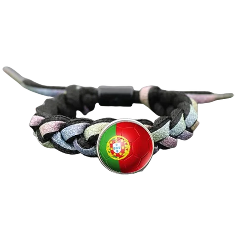 Buy Souvenirs Gift Multi-layered National Country Flag Braided Football ...