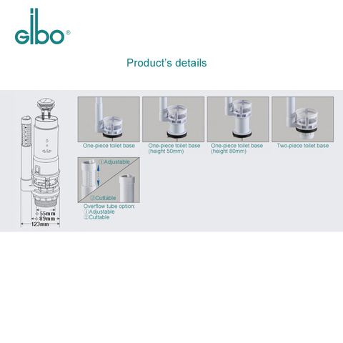 Buy Toilet Flush Valve Accessories For Toilet Cistern Sensor Water ...