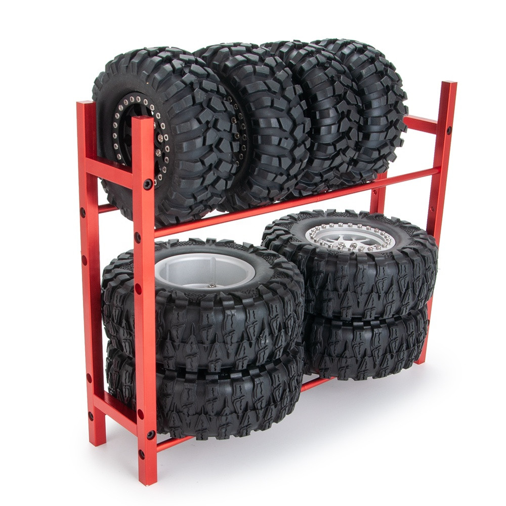 Buy Upgrade Black/red 1.9/2.2 Wheel Rim Tire Tires Storage Rack Shelf ...