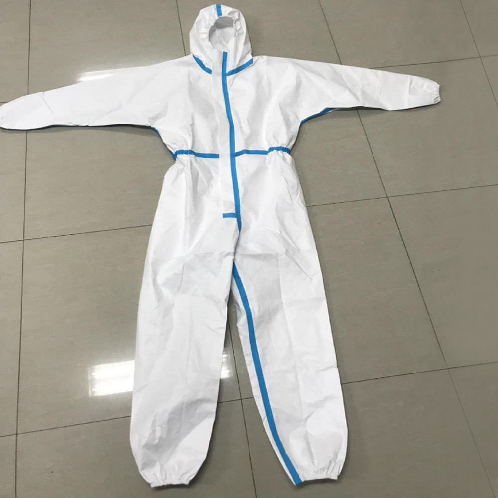 Buy White Sterilized Medical Protective Clothing Suit Coverall from ...
