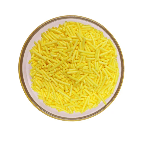 Buy Yellow Edible Jimmies Sprinkles E171 Free Bulk Packed Sweet Cake ...