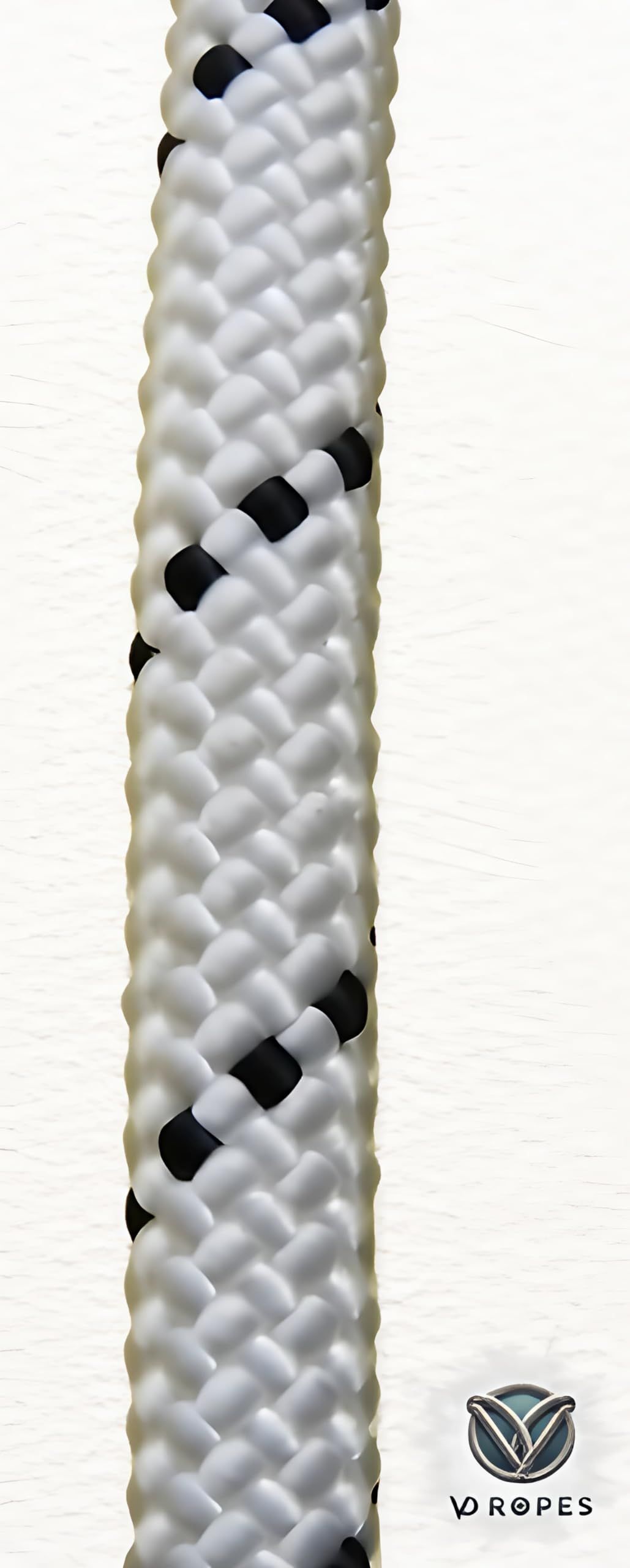 Buy Vd Ropes Premium Double-braided Polyster Climbing Rope, White With ...