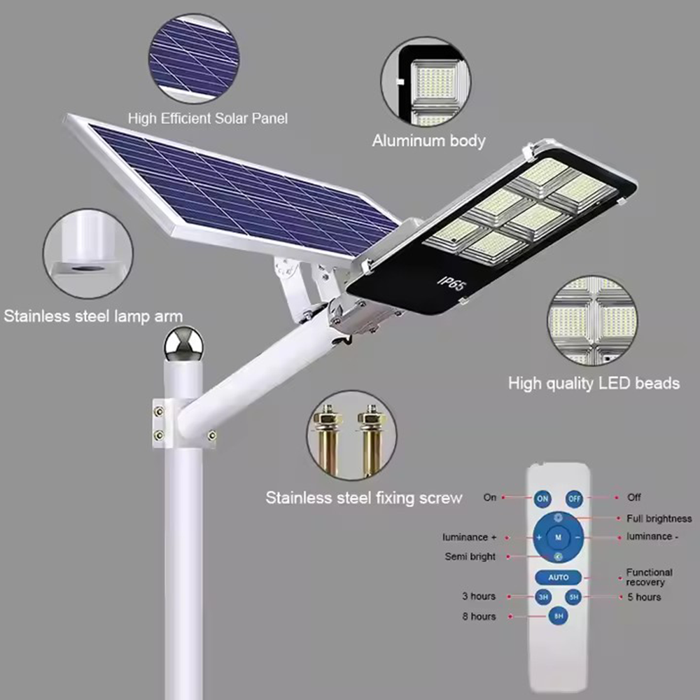 Buy Integrated Led Solar Light 50w 100w 300w 400w Solar Garden Light ...