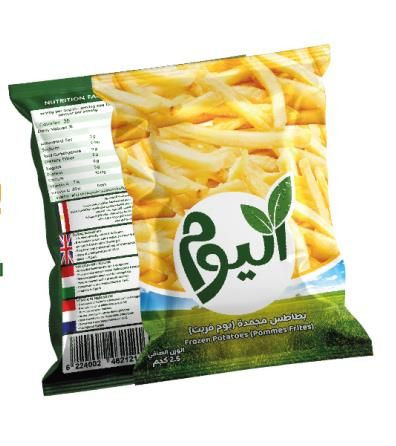 Buy Al Yom Frozen Potatoes And Half Frozen Fried Potatoes from Al Yom ...
