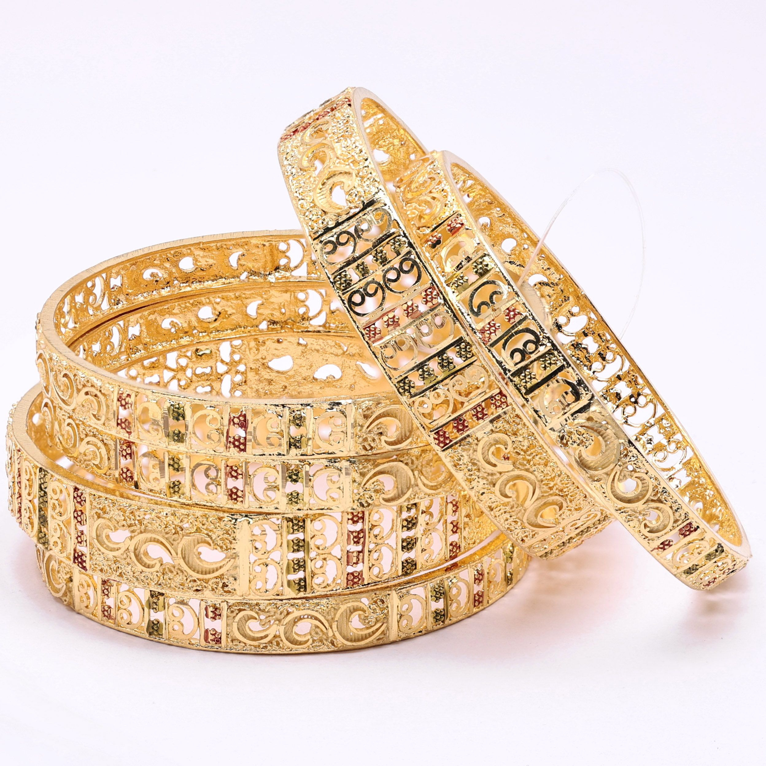 Buy Forming Bangles, Traditional Gold Plated Bangles, Luxury Bangles ...