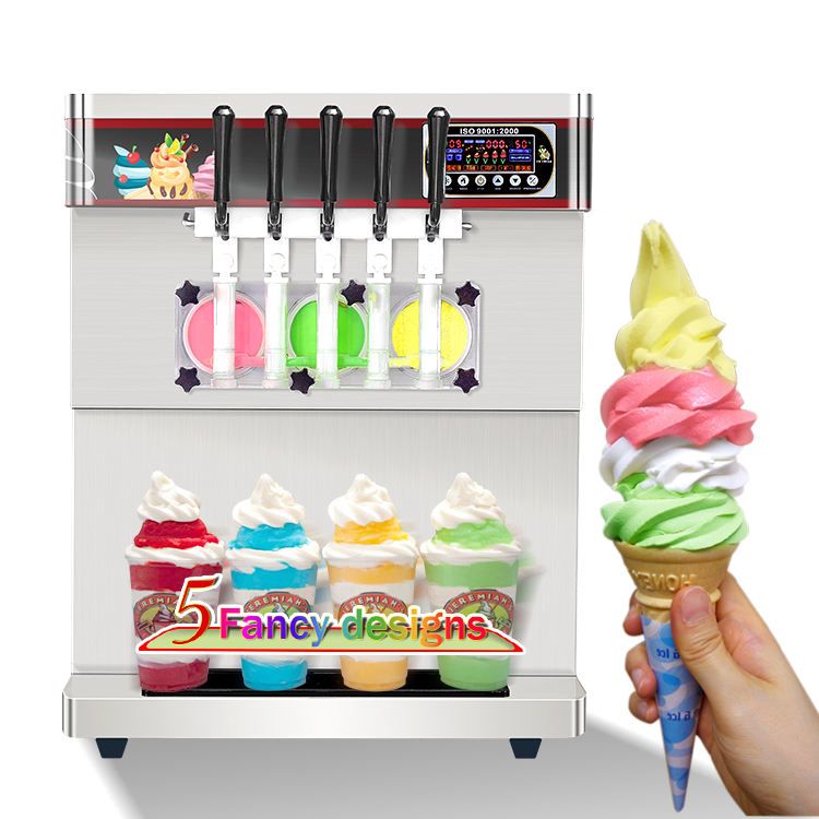 Buy Icm-390t Automatic Soft Ice Cream Vending Machine Soft Serve ...