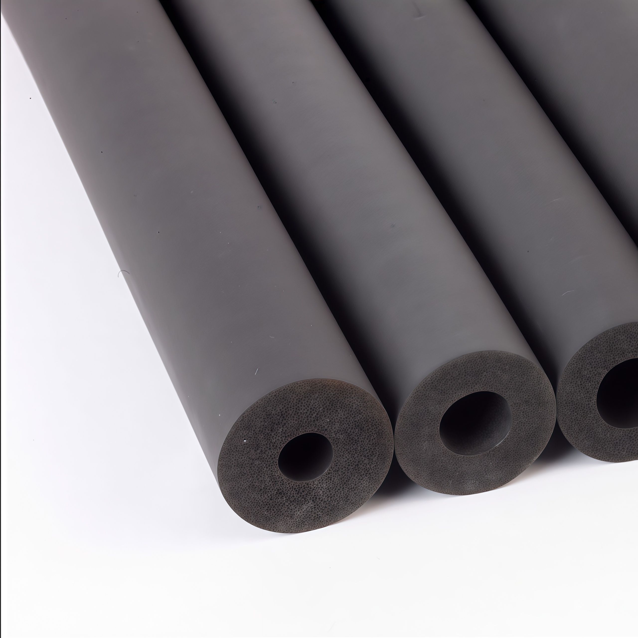 Buy Black Closed-cell Rubber Foam Plastic Pipes Heat-insulated Air ...
