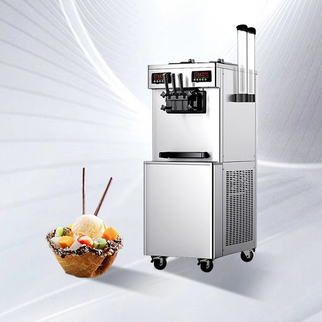 Buy Double Compressors Sundae Soft Ice Cream Machine from Shanghai Enbo ...