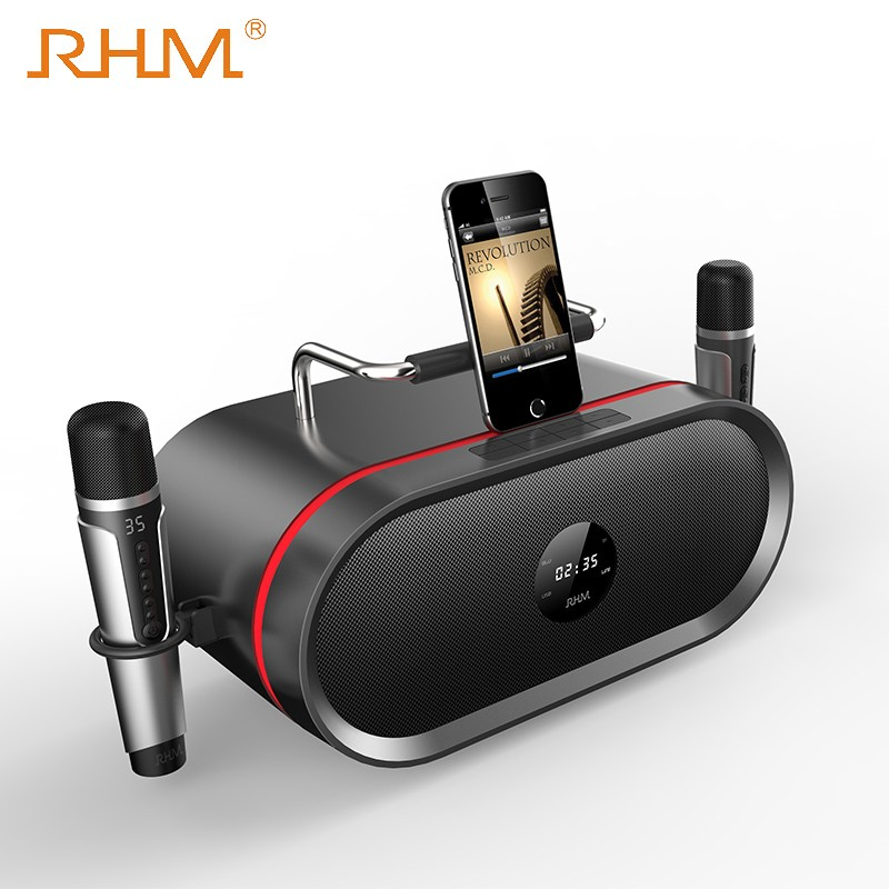 Buy Rhm Rm-k666 All-in-one Karaoke Music Portable Bt Speaker System ...