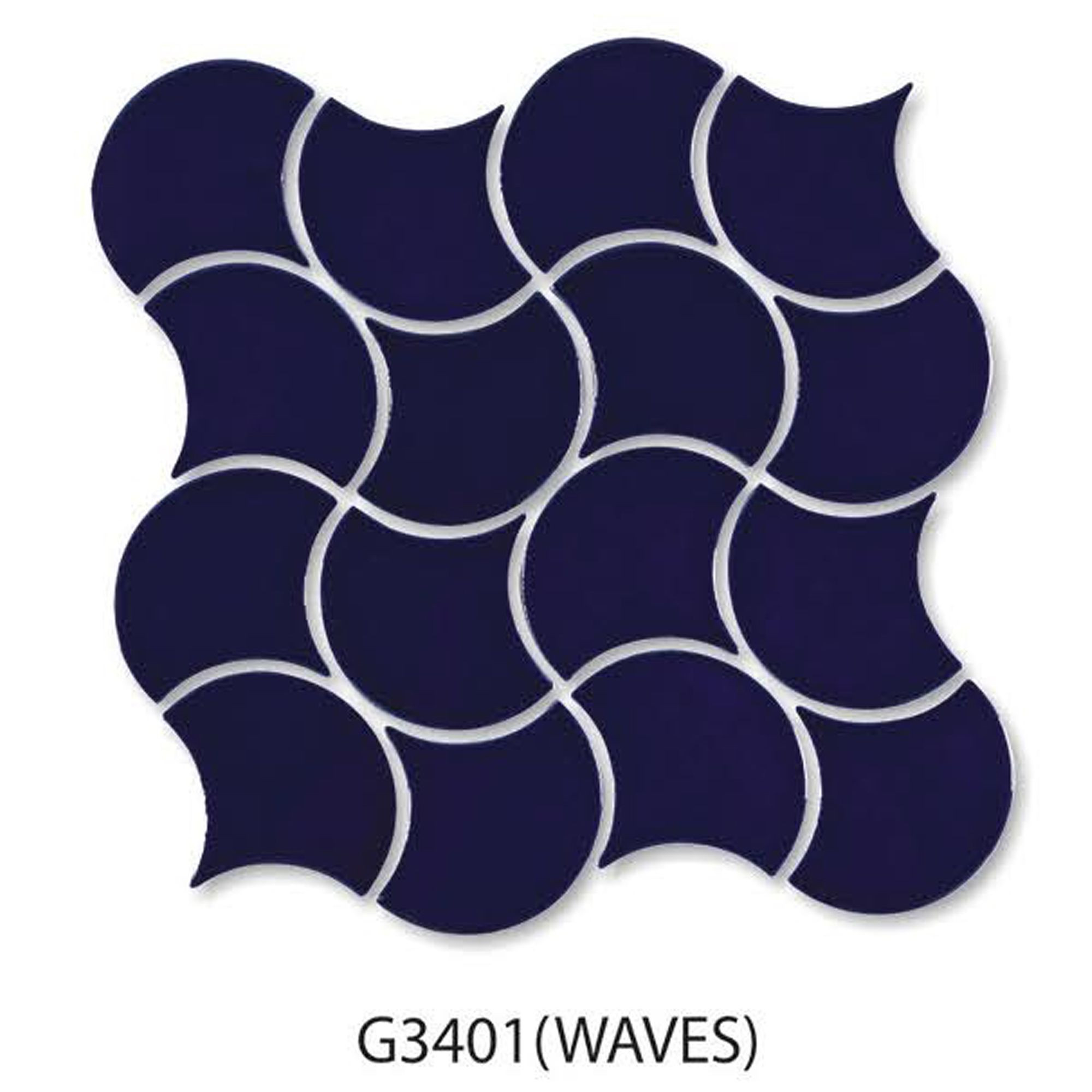 Buy Marbella Fish Scale (waves) G3415 from Marbella Ceramic, India ...