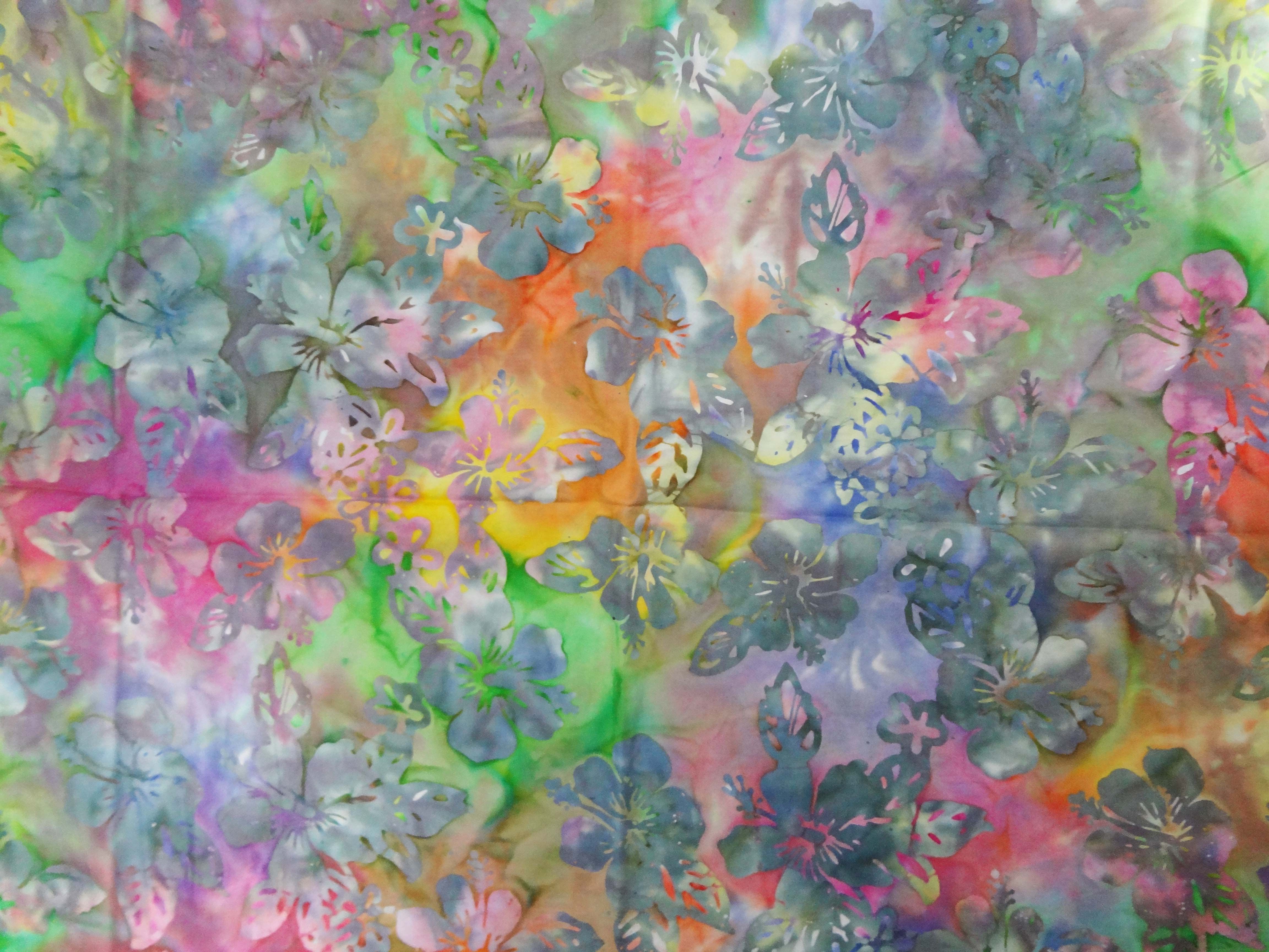 Buy Bali Batik Fabric - Hawaiian Style- Tropical Shirt from PT Nagata ...