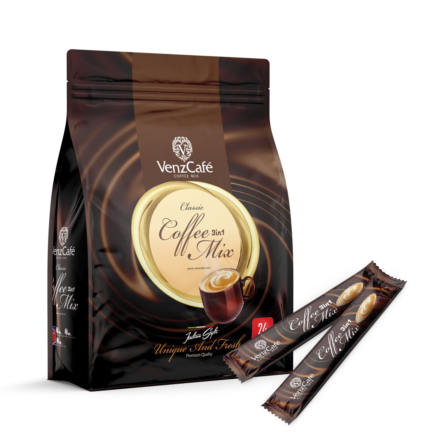Buy Venzcafe Coffee Mix 3 In1 Instant Coffee from VenzCafe, Iran ...