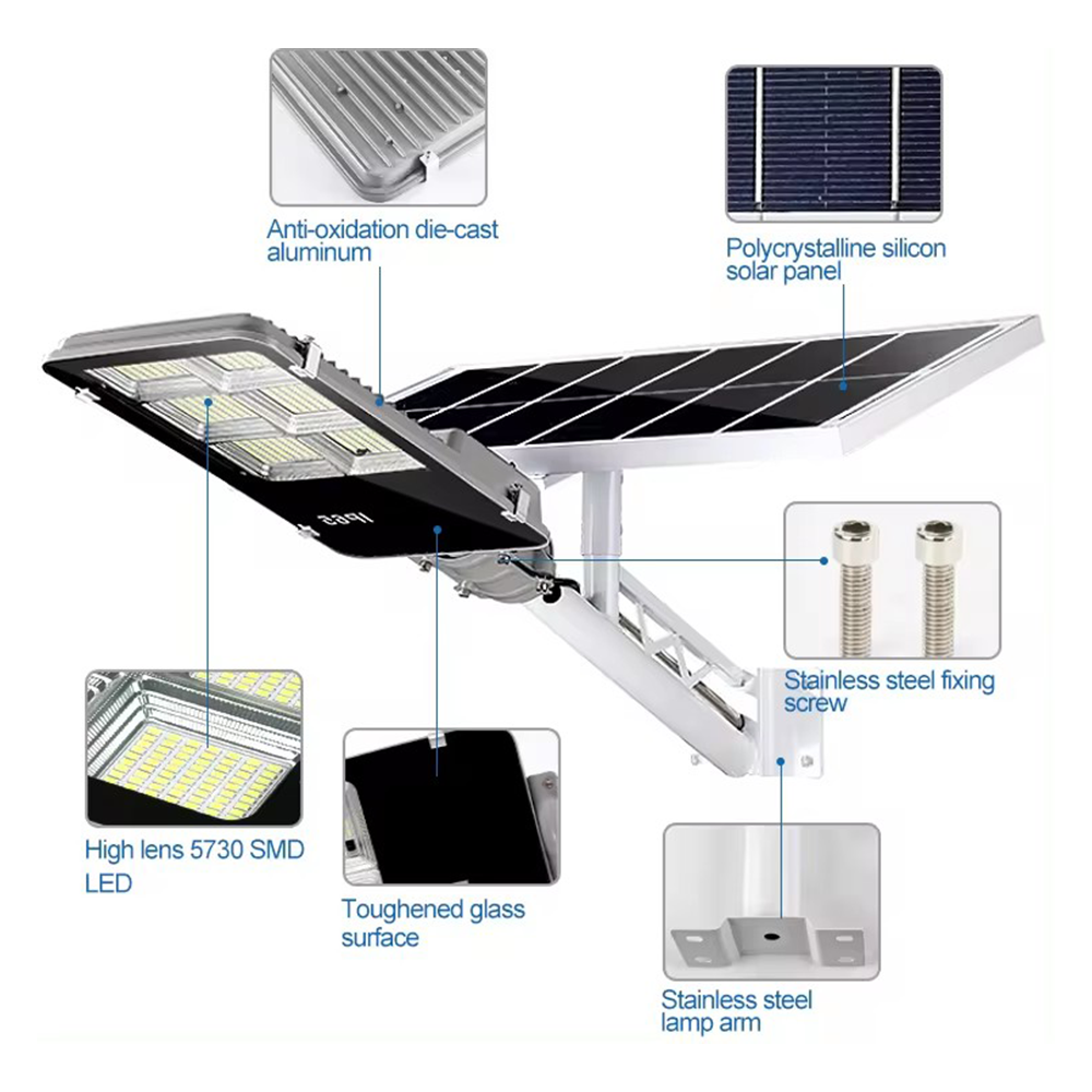 Buy Integrated Led Solar Light 50w 100w 300w 400w Solar Garden Light ...