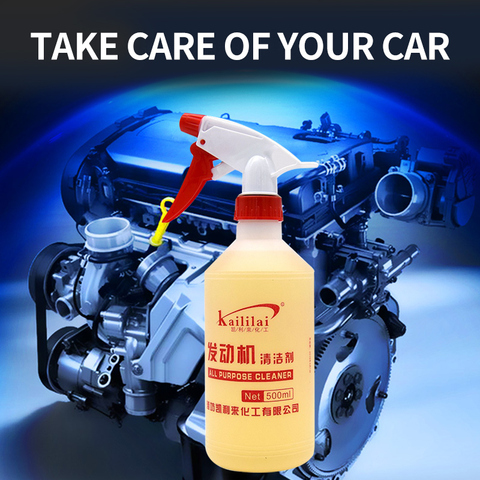 Buy 500ml Car Engine Foam Liquid Cleaner from Weifang Kaililai Chemical ...