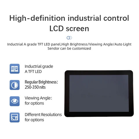 Buy 10.1 Inch Pcap All In One Touch Screen Industrial Panel Pc 10 ...