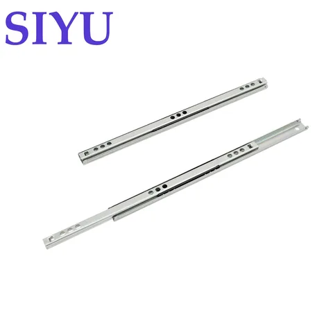 Buy 2 Fold Drawer Slides,metal Ball Bearing Side Mount Drawer Slide ...