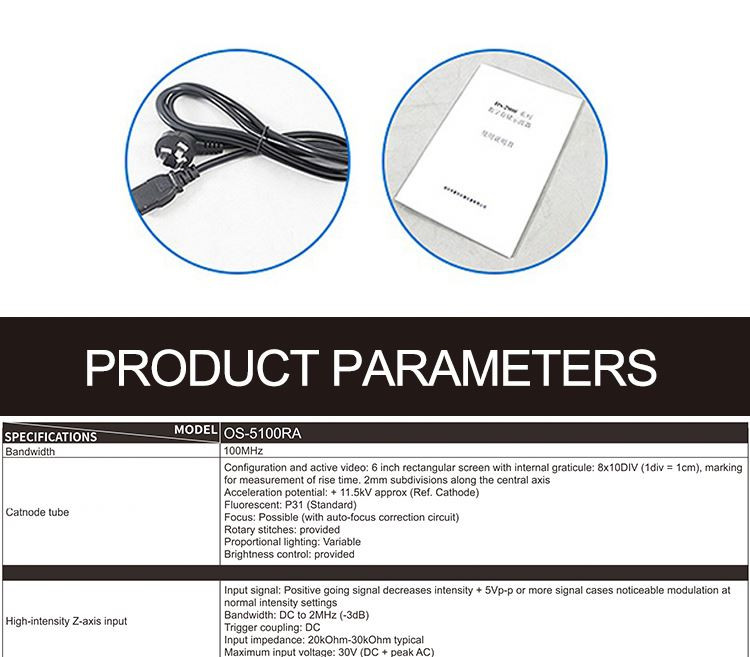 Buy 4 Channel 100mhz Analog Storage Oscilloscope 8 Tracing 4 Channel ...