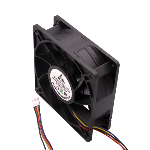 Buy 6000rpm 12038 Dc12v 4pin Pwm Cooling Fan Portable Axial Flow Fan ...
