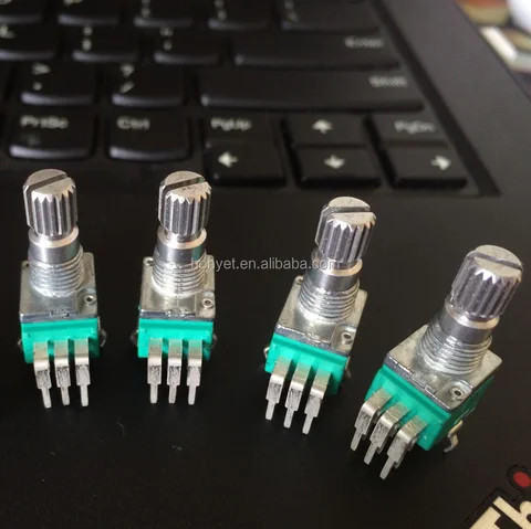Buy 6pin 9mm Dual Gang B10k Potentiometer from Dongguan Hongyuan ...