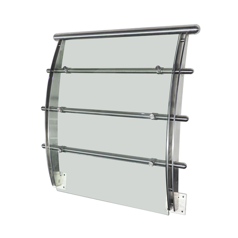 Buy Ablnox Stainless Steel Glass Balcony Railing Balustrade Side ...