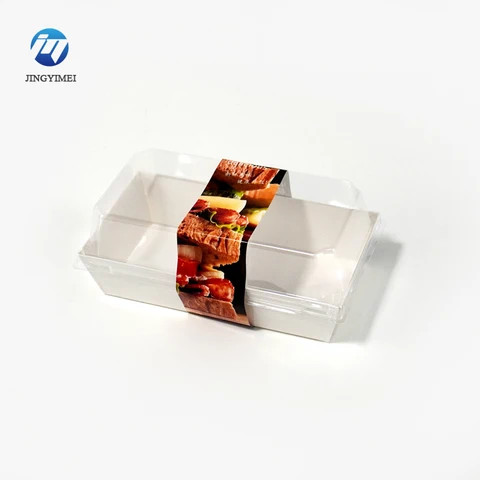 Buy Bakery Plastic Packaging Boxes For Cake Long Cake Box Plastic Lid ...