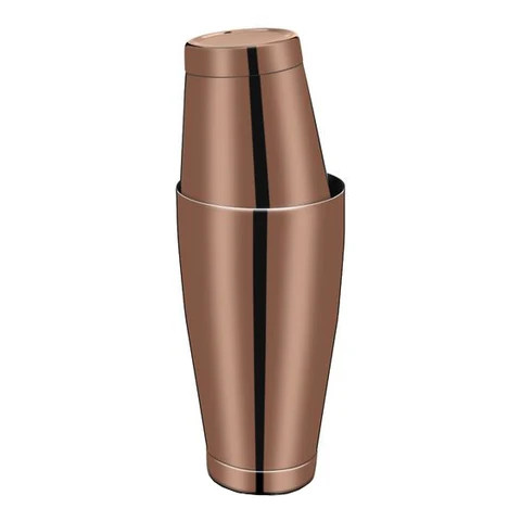 Buy Barware Boston Shaker Copper Color Antique Hammered Design Mojito ...