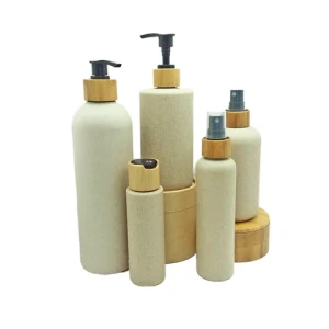 Buy Biodegradable Wheat Straw Cosmetic Skin Care Press Lotion Bottle ...