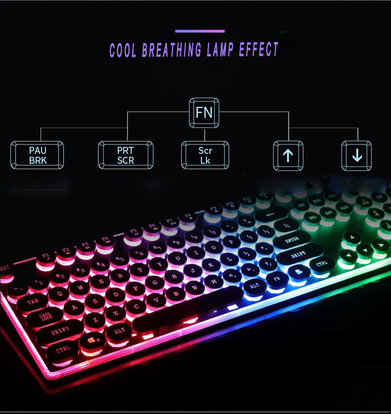 Buy Brown Switch Mechanical Gaming Keyboard Gaming Keyboard And Mouse ...