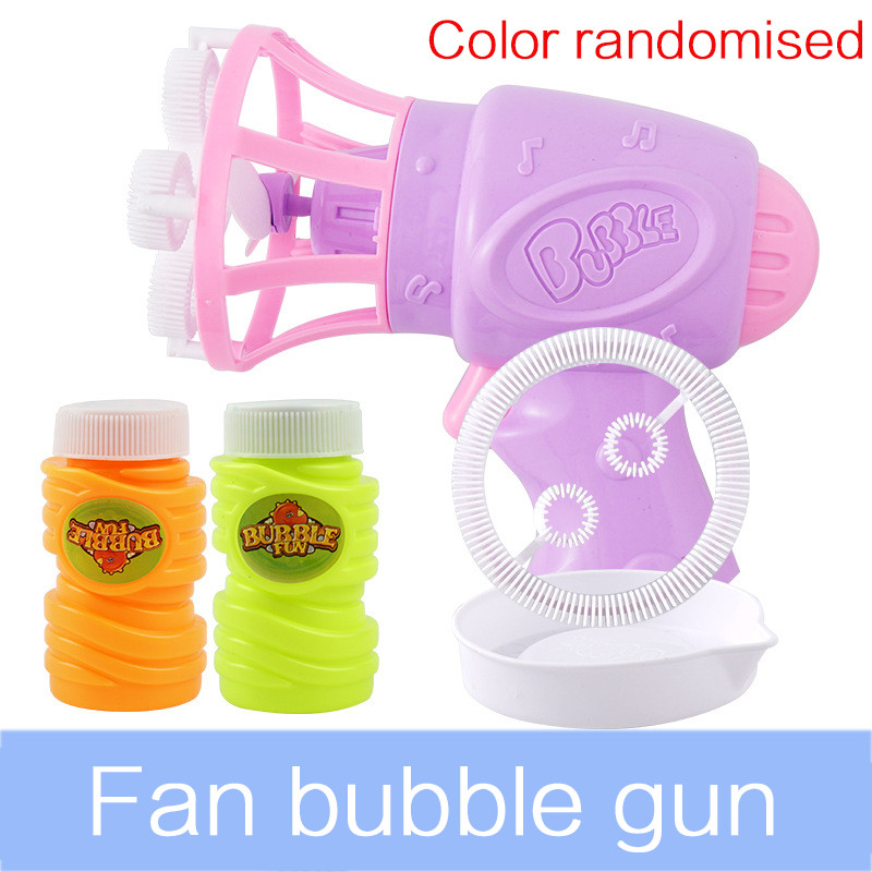 Buy Bubble Shooter Blower Electric Fan Bubble Gun Toy from Suqian ...