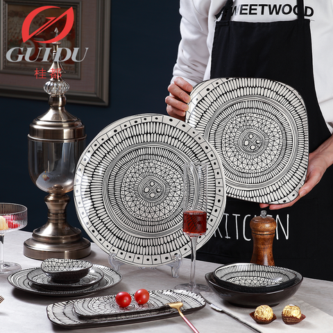 Buy China Supplier Restaurant Square Pasta Steak Plate New Design Hotel ...