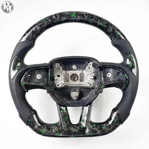 Buy Custom Forged Carbon Fiber Steering Wheel For Dodge Challenger ...