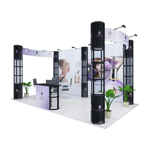 Buy Custom Portable Modular Trade Show Display Booth Stand Mobile Event ...