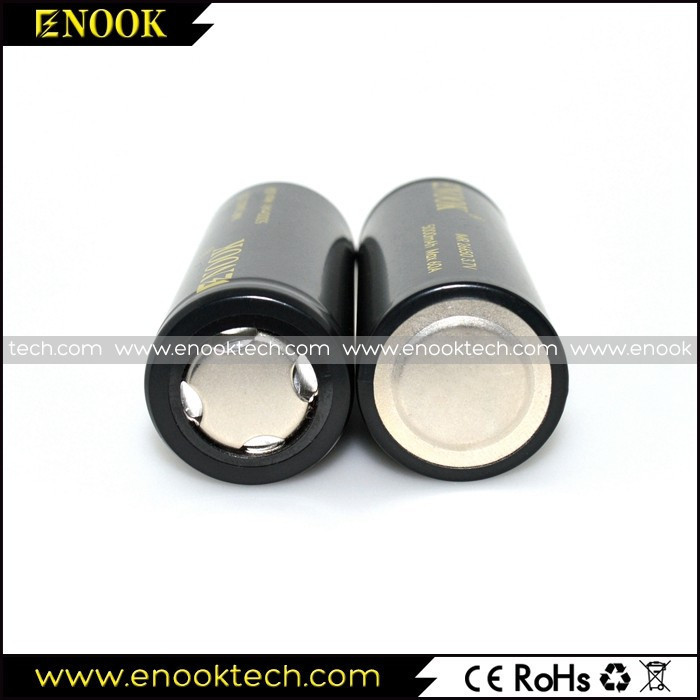 Buy Enook 26650 5000mah Max 60a Rechargeable Mod 18650 Battery Electric ...