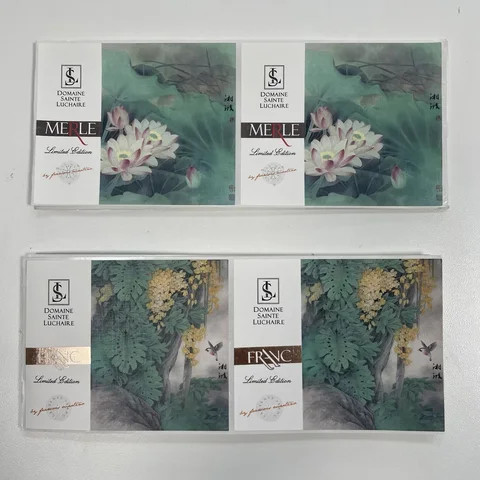 Buy Gin Sticker Bottle Label Waterproof Glossy Spot Uv Beverage ...