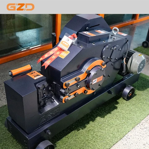Buy Gq50 Automatic Rebar Guillotine Machine Rebar Cutter Steel Bar 32 ...