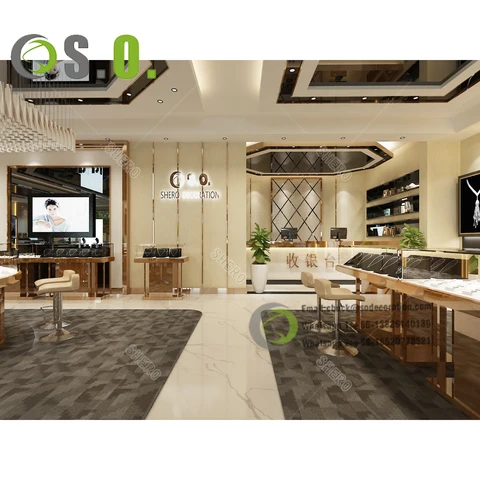 Buy Jewelry Gold Diamond Display Case Design Private Custom High-end ...