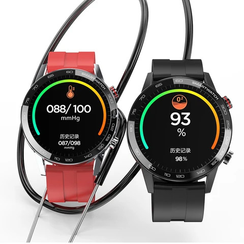 Buy L16 Smart Watch 1.3inch Ips Full Round Screen Fitcloudpro Ecg Ppg ...