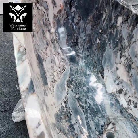 Buy Modern Whirlpool Bathtub Marble Freestanding Spa Bathtub For Hotel ...