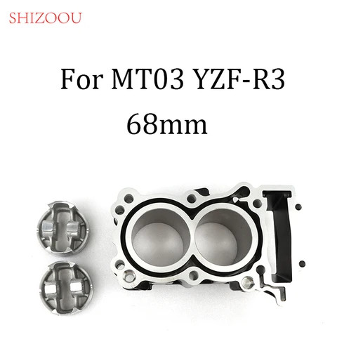 Buy Motorcycle Engine Parts 68mm Cylinder Kit Piston Ring Gasket For ...