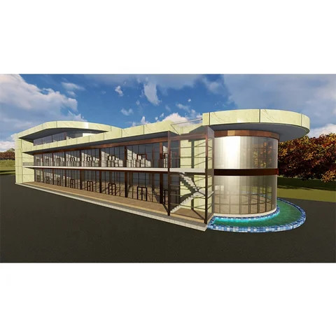 Buy Multi-storey Dubai Prefab Steel Structure Shopping Mall from Henan ...