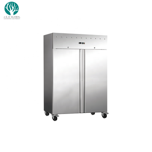 Buy Nevera New Upright Refrigerator And Freezer 2 Doors Stainless Steel ...