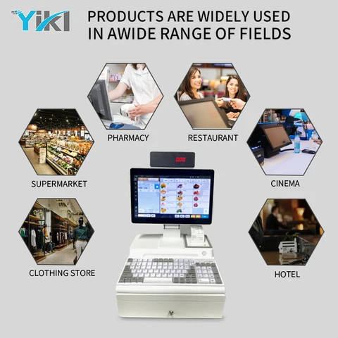 Buy New Arrival Pos System With Receipt Printing Drawer Keypad Located ...