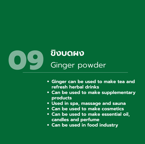 Buy (organic) Ginger Powder (1,000 Gram) Thai Herbal Extract ...