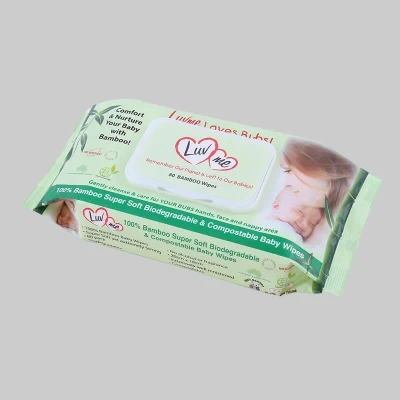 Buy Organic Sustainability Bamboo Cotton Viscose Disposable Flushable ...