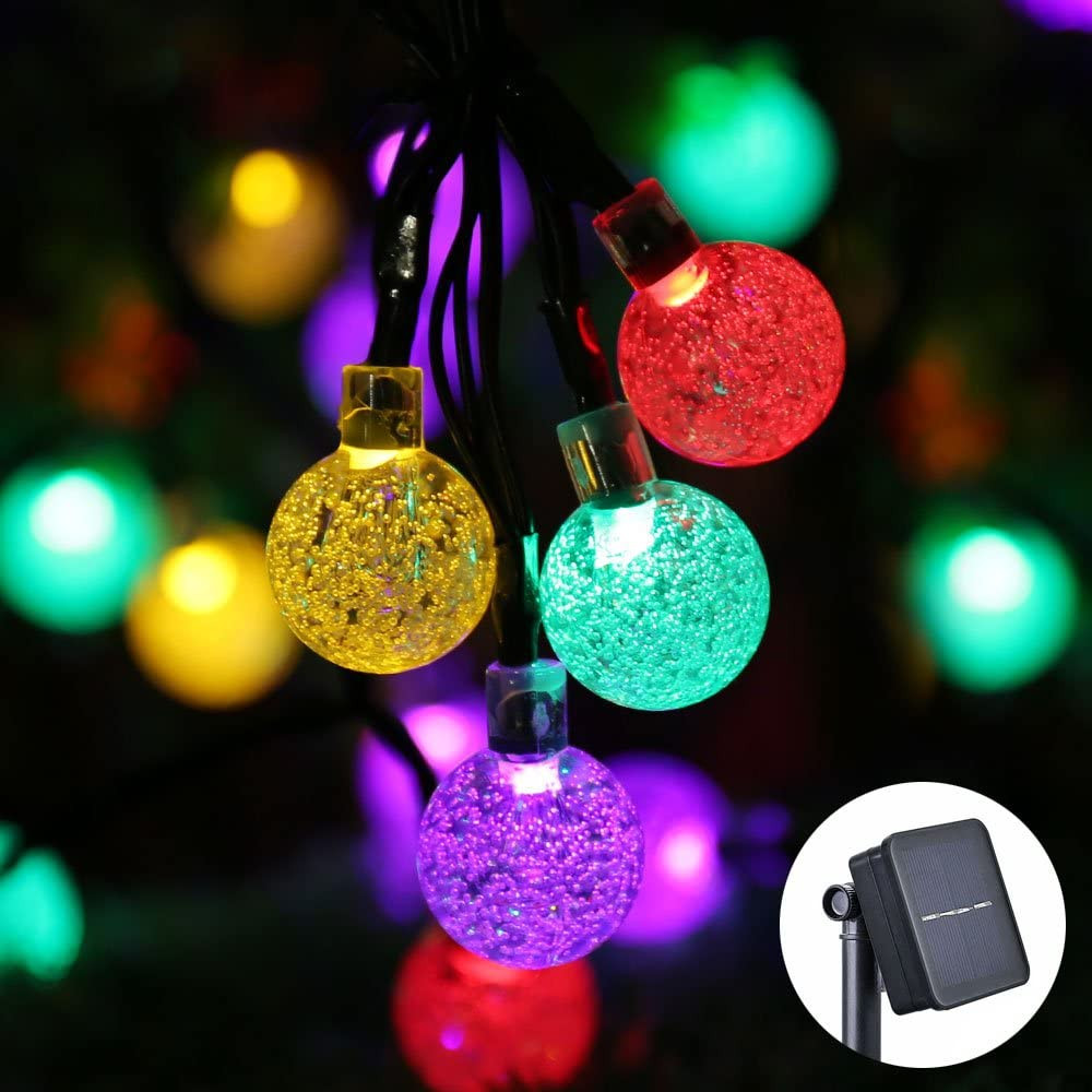 Buy Outdoor Fairy 50leds Bubble Crystal Ball String Lights With2 Modes ...