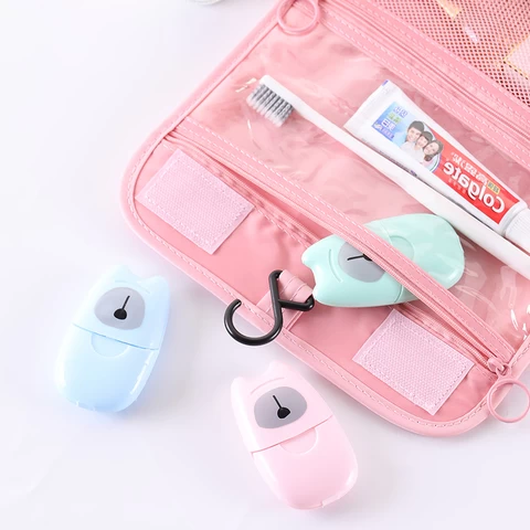 Buy Portable Mini Hand Soap Paper Sheef Disposable Soap Slice 50 Pcs ...